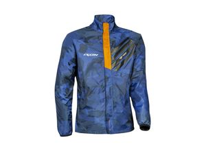 3661615356950 - Regenjacke Stripe Blau-Orange