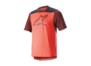 8059175958311 - Alpinestars MTB Shirt Alpinestars Drop 6 V2 SS Koralle-Fluo-Schwarz M