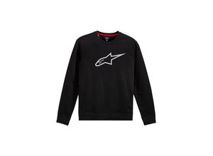 8059175945724 - Alpinestars Fleecepullover Alpinestars Ageless Crew Schwarz-Grau S