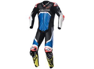 8059347020037 - Alpinestars Lederanzug Alpinestars GP Tech V4 Schwarz-Blau-Gelb