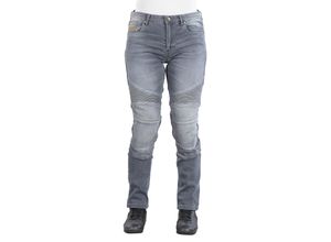 3435980280772 - Purdey Damen Motorrad Jeans Grau 36