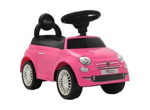 8718475597988 - Vidaxl - Kinder-Aufsitzauto Fiat 500 Rosa