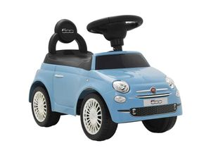 8718475597971 - Vidaxl - Kinder-Aufsitzauto Fiat 500 Blau