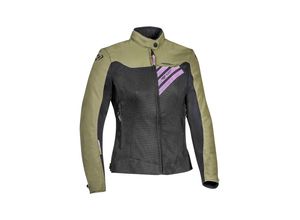 3661615353638 - Orion Damen Motorrad Textiljacke - Schwarz Grün - S - female