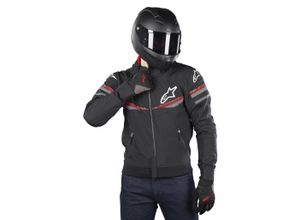 8059175199202 - Motorradjacke Alpinestars Sektor V2 Tech Hoodie Schwarz-Rot