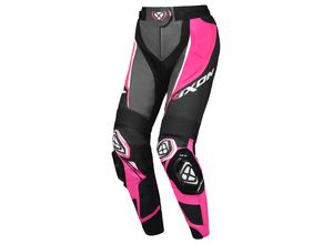 3661615583615 - Vortex 3 Damen Motorrad Lederhose - Schwarz Pink - L - female