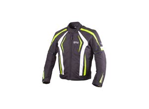 7630180108161 - GMS Motorradjacke GMS Sport Blouson Pace Schwarz-Weiß-Gelb