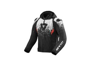 8700001312851 - REVIT! Motorradjacke RevIt! Quantum 2 H2O Schwarz-Weiß