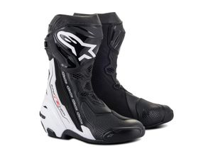 8059175376306 - Alpinestars Supertech R Motorradstiefel - Schwarz Weiss - 40 - unisex