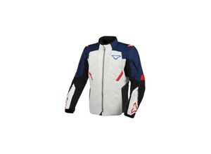 8718913122642 - Motorradjacke Notch Hellgrau-Blau-Rot