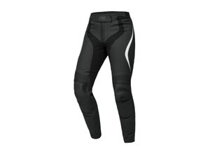 7630472664290 - RS-600 10 Damen Motorrad Lederhose - Schwarz Weiss - 44 - female