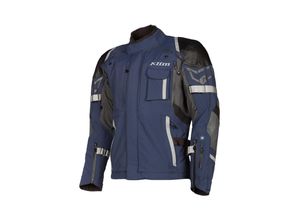 0681573630506 - KLIM Motorradjacke Kodiak Navy Blau-Monument Grau