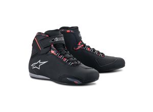 8059175953897 - Alpinestars Motorradschuhe Alpinestars Sektor Waterproof Schwarz-Grau-Rot Fluo