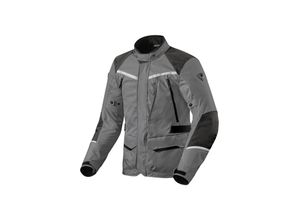 8700001365208 - REVIT! Motorradjacke RevIt! Voltiac 3 H2O Grau-Schwarz