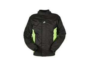 3435980339135 - Neptun Evo Regenjacke - Schwarz Gelb - 2XL - unisex