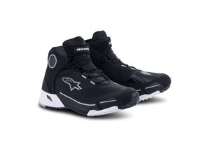 8059175943126 - Alpinestars CR-X Drystar Motorradschuhe - Schwarz Weiss - 43 - unisex