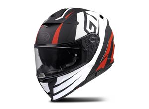 8053288453381 - Integralhelm Devil GT 92 BM Weiß-Schwarz-Rot