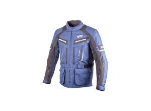 7630180111079 - GMS Motorradjacke GMS Track Light Blau-Schwarz