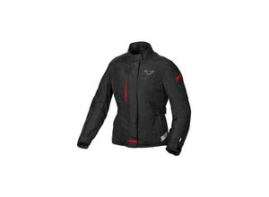 8718913120778 - Motorradjacke Nivala Schwarz-Rot Damen