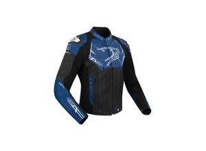 3660815177266 - Motorradjacke Snap Schwarz-Blau