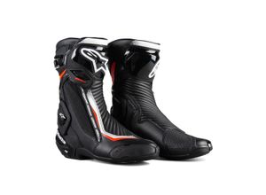 8033637962122 - Alpinestars Motorradstiefel Alpinestars SMX Plus V2 Schwarz-Weiß-Neonrot