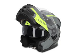 8052796812253 - Modularhelm Helmet Serel Schwarz-Gelb Fluo