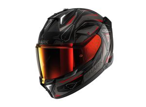 3664836679839 - Integralhelm Skwal i3 Linik Schwarz-Anthrazit-Rot