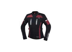 7630554907925 - Tour Pacora-ST Damen Motorrad Textiljacke - Schwarz Rot - XL - female