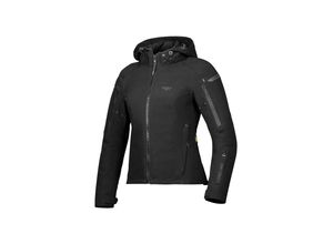 3661615541455 - Burning Damen Motorrad Textiljacke - Schwarz - S - female