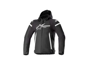 8059347086163 - Alpinestars Motorradjacke Alpinestars ZACA WATERPROOF Schwarz-Weiß