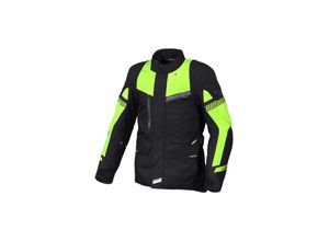 8718913107717 - Aspire Wasserdichte Motorrad Textiljacke - Schwarz Gelb - L - unisex