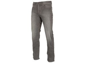 0687408015128 - Unlimited Straight Stretch Denim Motorradjeans - Grau - 32 - unisex