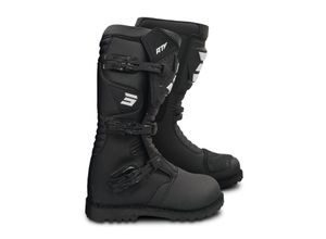 3701030117160 - Shot ATV 20 WP Motocross Stiefel - Schwarz Weiss - 45 - unisex