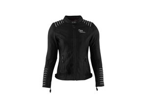 7101127797408 - Rusty Stitches Motorradjacke Rusty Stitches Amanda Schwarz-Weiß Damen