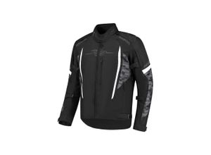 9501421186737 - Rusty Stitches Motorradjacke Rusty Stitches Pete Schwarz-Pixel-Weiß