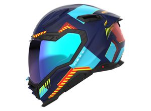 5600427119306 - Integralhelm XWST3 Fluence Blau-Rot