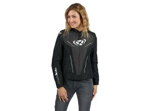 3661615670612 - Motorradjacke Prodigy Lady Schwarz-Anthrazit-Weiß