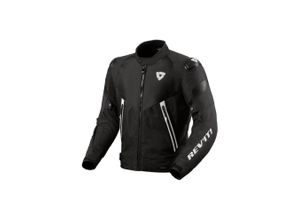 8700001379052 - Motorradjacke RevIt! Control H2O Schwarz-Weiß