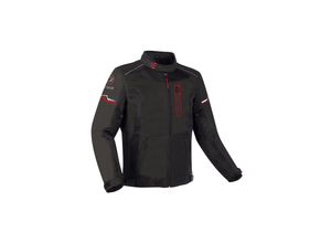 3660815164716 - Motorradjacke Astro Schwarz-Rot