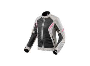 8700001345606 - REVIT! Motorradjacke RevIt! Torque 2 H2O Ladies Schwarz-Hellgrau Damen