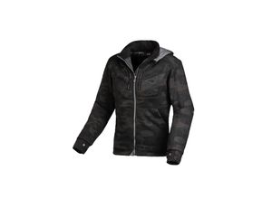 8718913093232 - Motorradjacke District Grau Print Damen