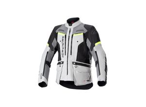 8059347096544 - Alpinestars Motorradjacke Alpinestars BOGOTA PRO DRYSTAR Ice Grau-Dunkelgrau-Gelb Fluo