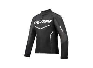 3661615571537 - Motorradjacke CORDOLO Schwarz-Anthrazit-Weiß