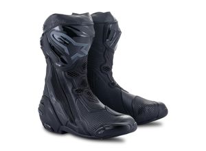 8059175955327 - Alpinestars Supertech R Motorradstiefel - Schwarz Grau - 44 - unisex