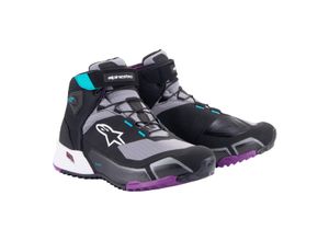 8059347085463 - Alpinestars Stella CR-X Drystar Damen Motorradschuhe - Schwarz Grau Lila - 46 - female