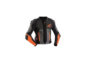 3661615480617 - Motorradjacke Vendetta Evo Schwarz-Anthrazit-Orange