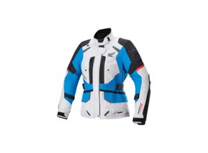 8059347161860 - Motorradjacke Alpinestars Honda Stella Andes V3 Drystar Damen Eisgrau-Blau-Hellrot