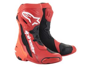 8059347330839 - Motorradstiefel Alpinestars Supertech R Hellrot-Rot Fluo