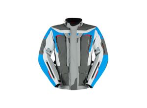 3435980345068 - Motorradjacke Voyager Blau-Grau-Anthrazit