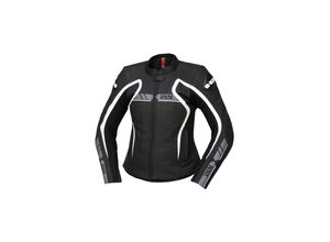 7630472664092 - RS-600 10 Damen Motorrad Lederjacke - Schwarz Weiss - 36 - female